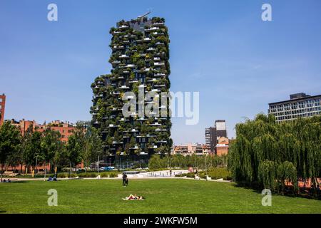 The Bosco Verticale in Milan incorporates numerous trees and plants on ...