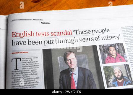 'English tests scandal 'These people have been put through years of ...