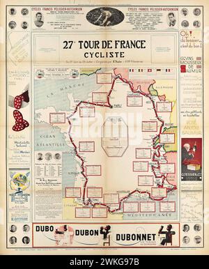 Vintage map of France 1930s Stock Photo - Alamy