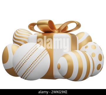 cricket easter gift. 3d render illustration isolated on white ...