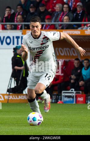 Football match, Patrik SCHICK Bayer Leverkusen portrait, Voith-Arena ...