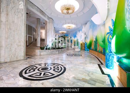 Interior view of the Children's Republican Palace, a Russian, Soviet ...