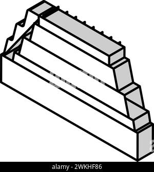 removing copper from oxide ore isometric icon vector illustration Stock ...