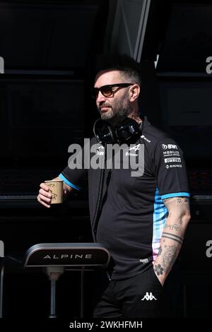 (L to R): Julian Rouse (GBR) Alpine F1 Team Sporting Director with ...