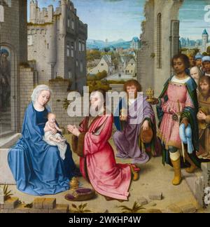 Gerard David - Adoration of the Kings Stock Photo - Alamy