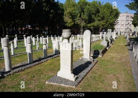Old Ottoman Graveyard in Bursa, Turkiye Stock Photo - Alamy