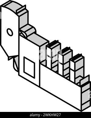 dri furnace steel production line icon vector illustration Stock Vector ...
