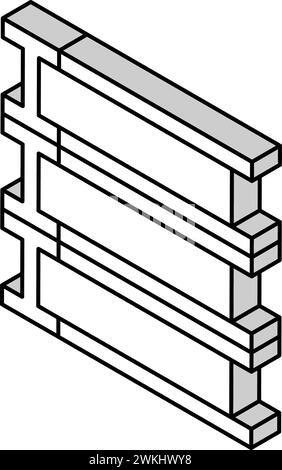 section steel production isometric icon vector illustration Stock ...