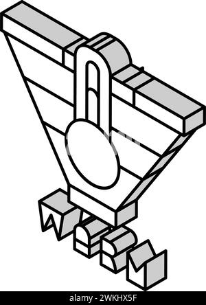 warm leads isometric icon vector illustration Stock Vector Image & Art ...