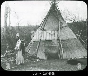 Pacific Northwest Indigenous People Circa 1910, Photograph, Hand ...
