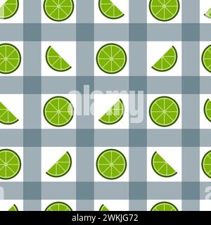 Lime slices vector seamless pattern Stock Vector Image & Art - Alamy