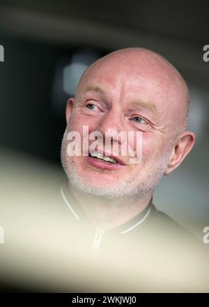 Chemnitz, Germany. 21st Feb, 2024. View of the historic factory hall of ...