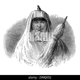 Portrait of Mama Ocllo Coya or Queen Mama Ocllo, Inca Princess and ...