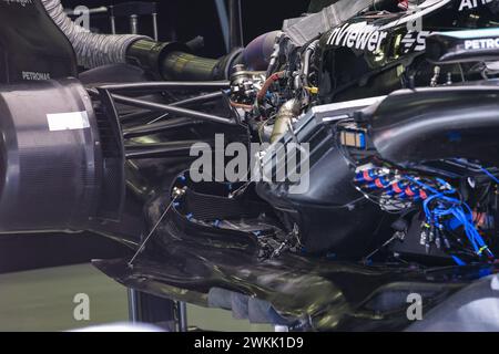 Mercedes AMG F1 Team W15, mechanical detail, Lower deflector rotation ...