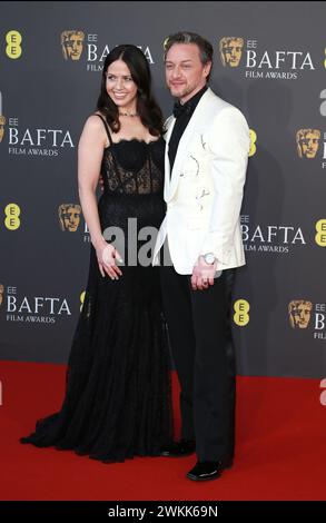 James McAvoy and Lisa Liberati attend the ''California Schemin''' red ...