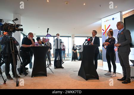 Antwerp, Belgium. 21st Feb, 2024. Belgian Lotte Kopecky, CEO of SD Worx ...