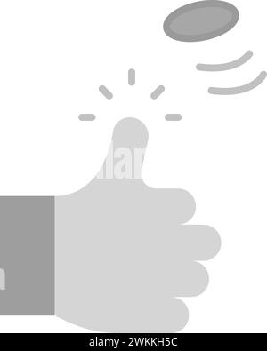 Coin Toss icon vector image Stock Vector Image & Art - Alamy