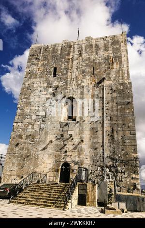 Syria, Safita tower Stock Photo - Alamy