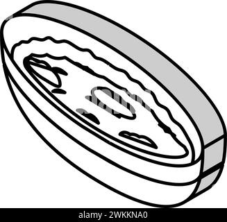 Rice bowl food icon isometric vector. City travel. Capital country ...