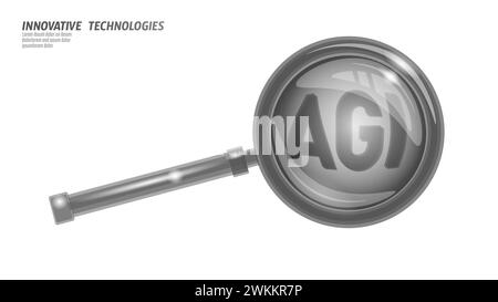 Artificial general intelligence symbol. AGI sign. Vector illustration ...