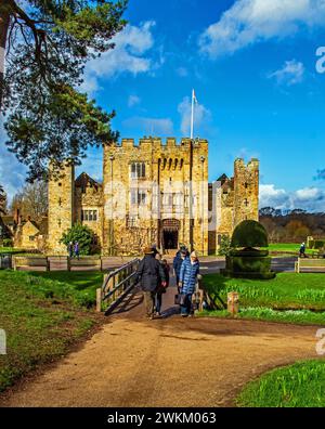 Hever Castle and Gardens in February, Hever, Kent England Stock Photo ...