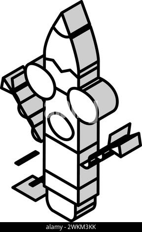 happy pen character isometric icon vector illustration Stock Vector ...