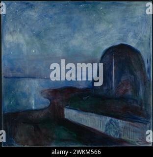 Starry Night 1893 by Edvard Munch Stock Photo - Alamy