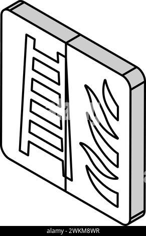 fire fighting hose standpipe outlet line icon vector illustration Stock ...