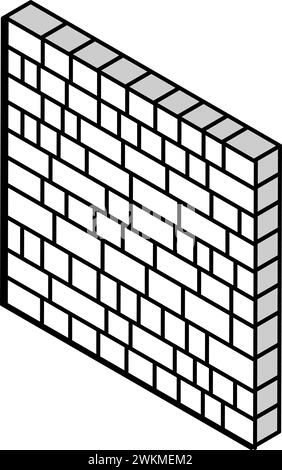 western wall wailing wall line icon vector illustration Stock Vector ...