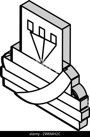 tefillin phylacteries line icon vector illustration Stock Vector Image ...