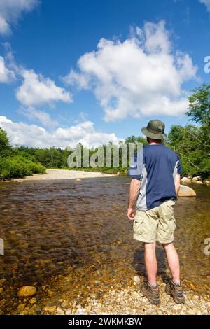 Riverbed of the Ammonoosuc River in Carroll, New Hampshire. Beginning ...