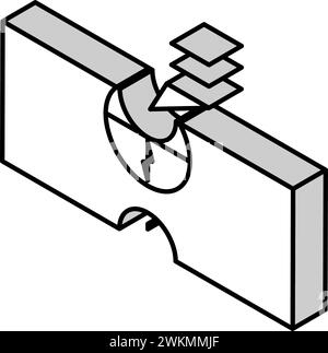 fatigue analysis mechanical engineer icon color illustration Stock ...