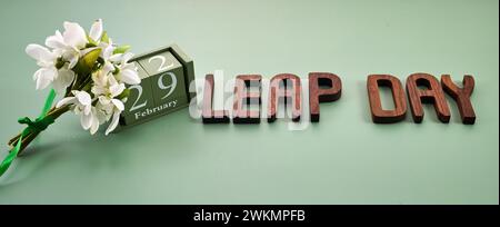 Happy Leap Day on 29 February Stock Photo - Alamy