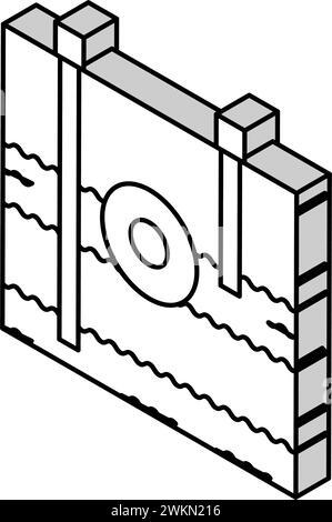 soil permeability hydrogeologist line icon vector illustration Stock ...