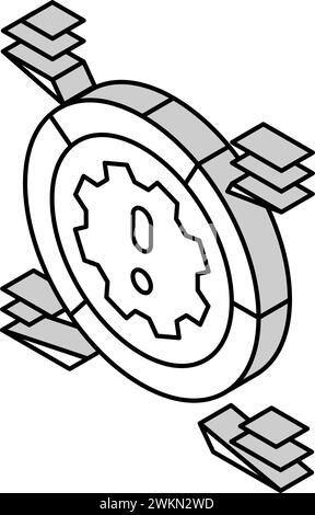 factors risk isometric icon vector illustration Stock Vector Image ...