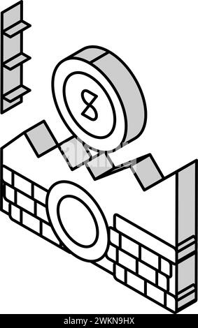 wealth growth financial advisor isometric icon vector illustration ...
