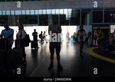 Inside the terminal at Termini Station in Rome, Italy Stock Photo - Alamy