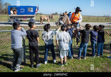 Prairie View, Texas, USA. 20th Feb, 2024. The Prairie View Trail Riders ...