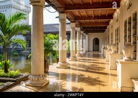 Jakarta, Indonesia - February 20, 2024: A photograph of the columbarium ...