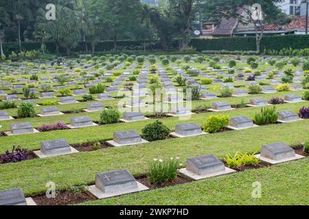 Jakarta, Indonesia - February 20, 2024: A photograph of the columbarium ...
