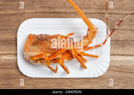 top view lobsters shell at horizontal composition Stock Photo - Alamy