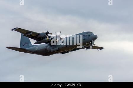 Dutch Air Force Hercules aeroplane in the sky Stock Photo - Alamy