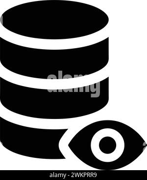 Data, visualisation, visualize icon. Simple vector illustration for web ...