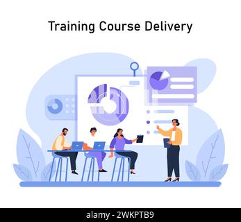 Dynamic illustration of skill development, showcasing an individual's ...