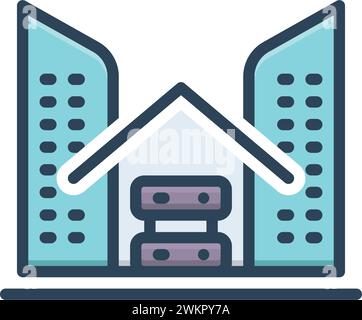 Icon for premises,dwelling Stock Vector Image & Art - Alamy