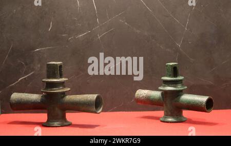 Roman era. Hydraulic valves. Used for to control the flow of water ...