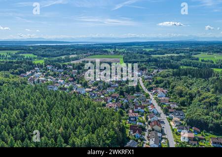 Geltendorf, a village near the Ammersee in Upper Bavaria and important ...
