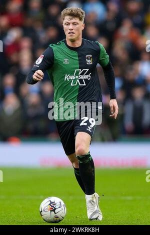 Coventry City's Victor Torp on the pitch before the Sky Bet ...