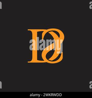letter d2 linked overlap logo vector Stock Vector Image & Art - Alamy