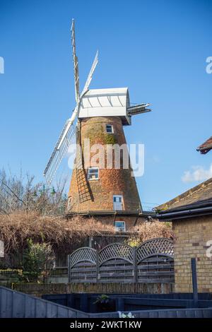 The Tower Mill, Rayleigh town, Essex County, England, UK Stock Photo ...